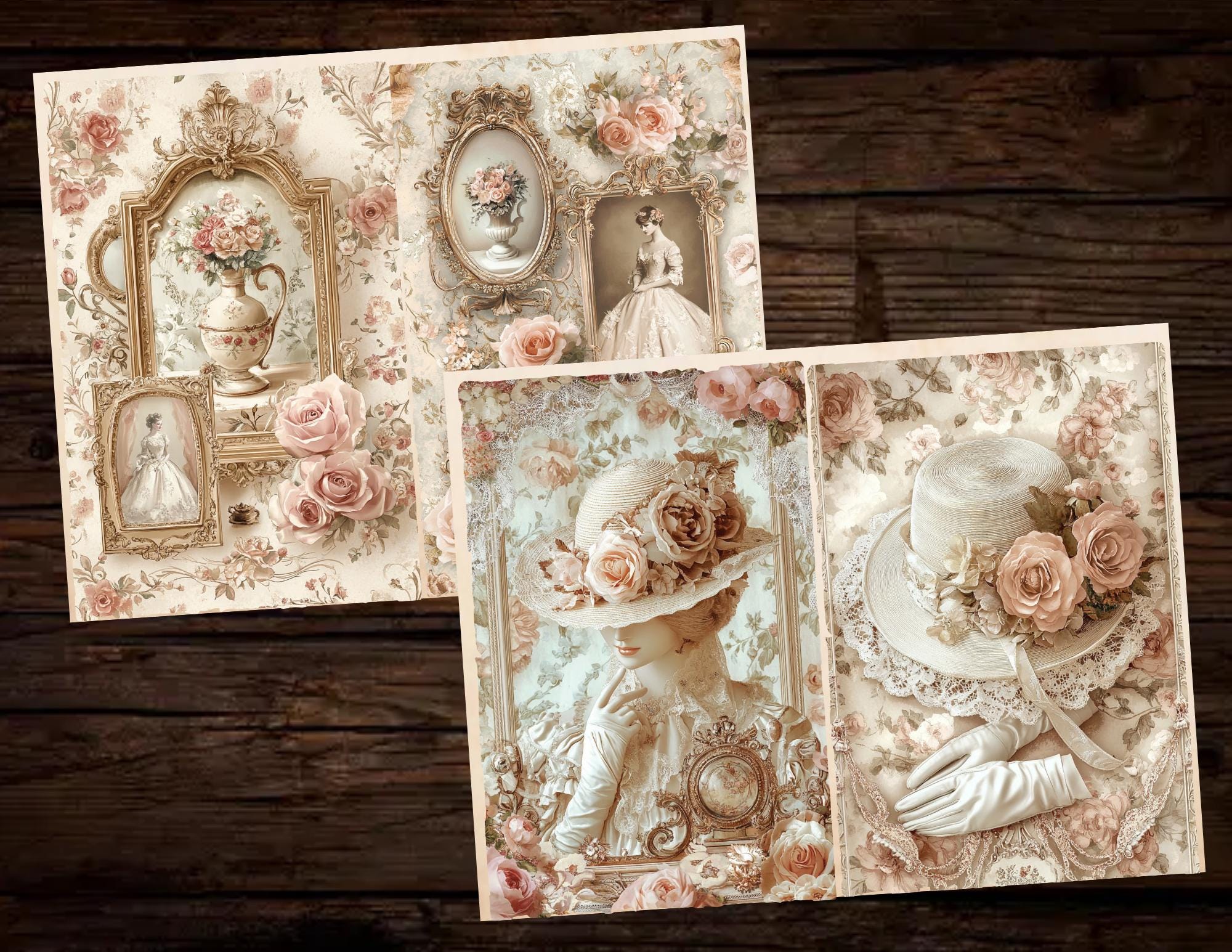 Coquette Elegance Printable Collection, Chic & Elegant Patterns ...