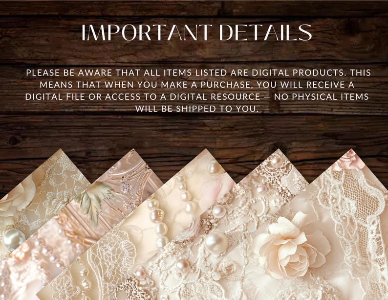 Coquette Elegance Printable Collection, Chic & Elegant Patterns ...