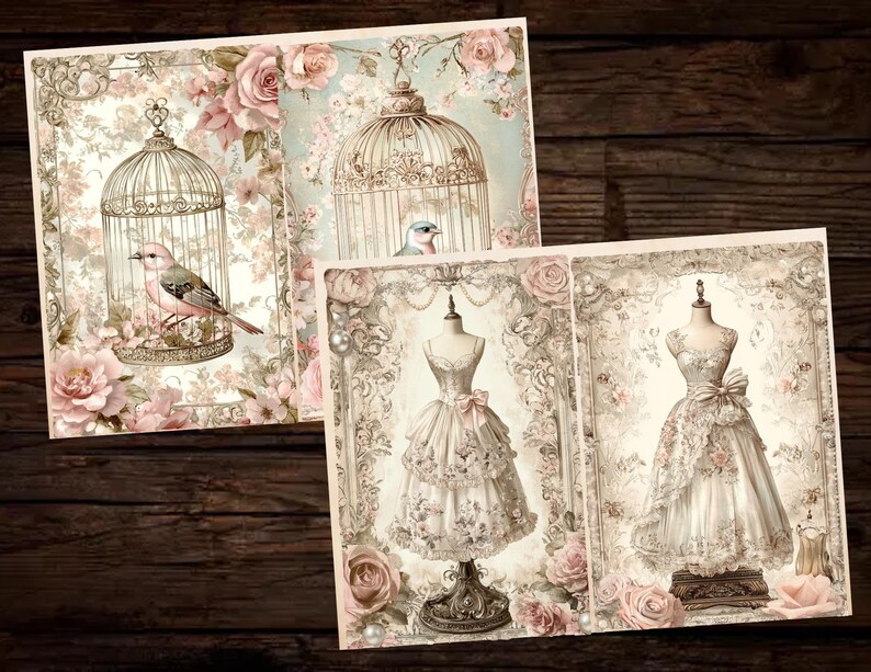 Coquette Elegance Printable Collection, Chic & Elegant Patterns ...