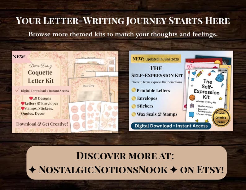 Medieval Letter Writing Kit Vintage Printable Stationery Set for ...