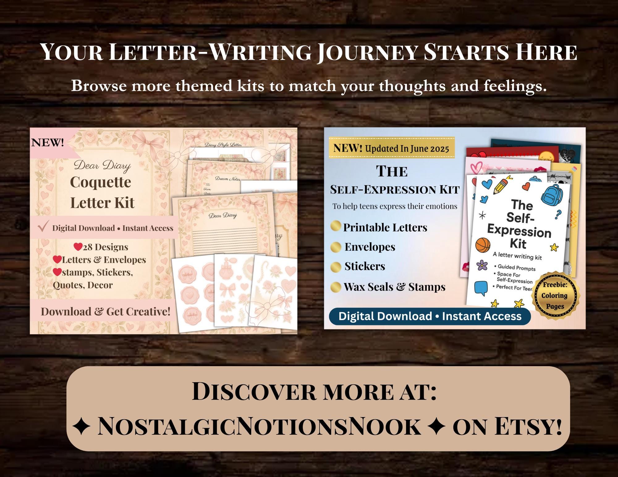 Medieval Letter Writing Kit Vintage Printable Stationery Set for ...