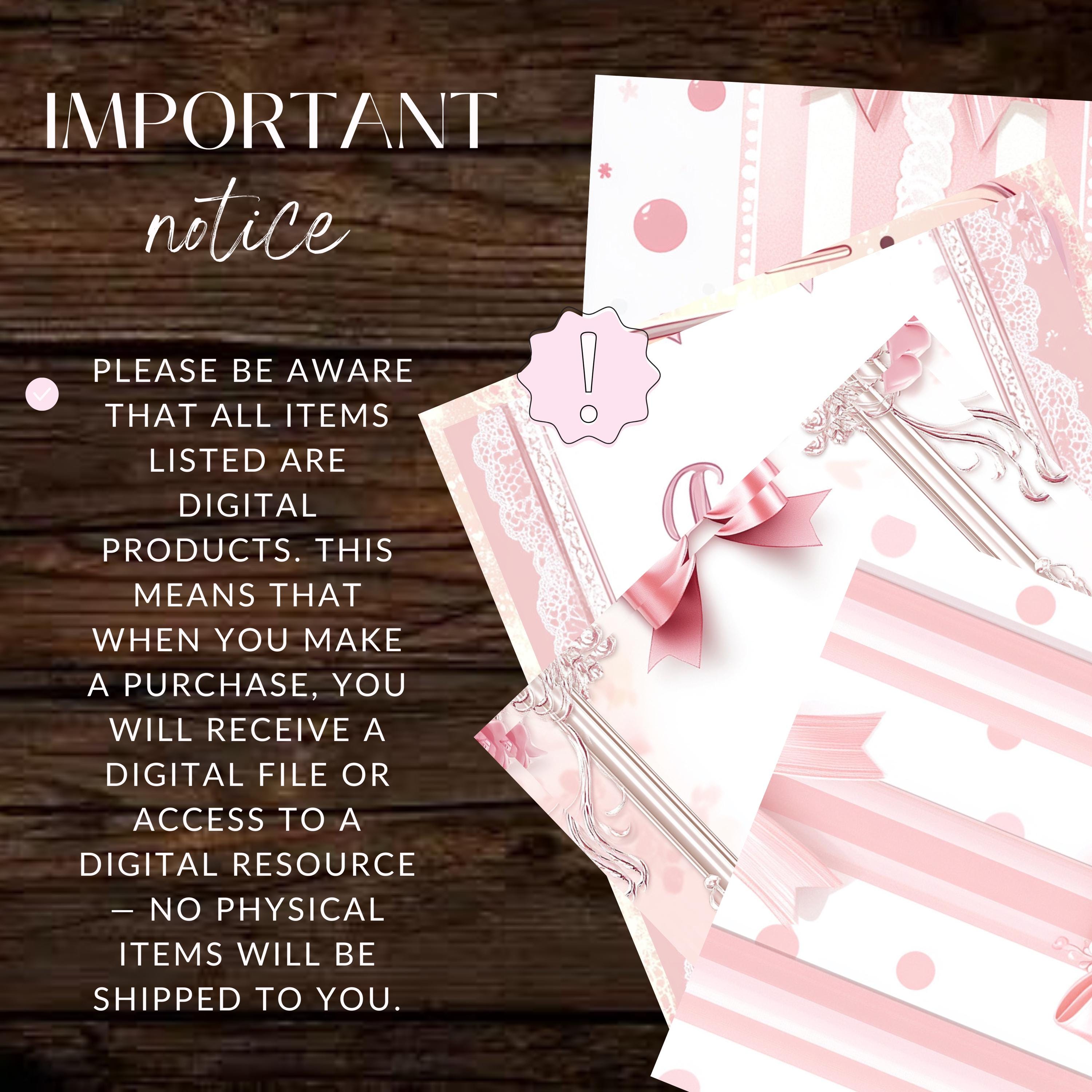 Pink Shabby Chic Digital Paper for Scrapbooking Girly Crafts Soft Blush ...