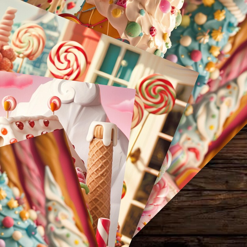Candy Land Digital Paper | Candy Shop Junk Journal Kit | Sweet ...