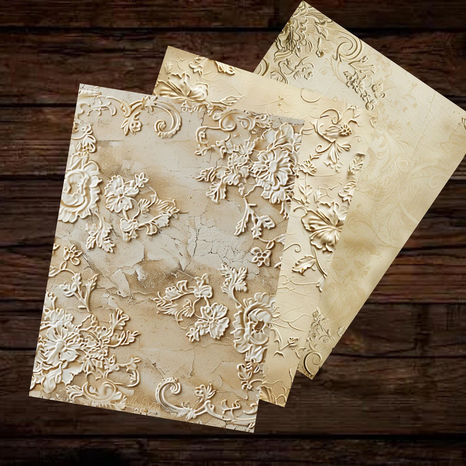 Printable Antique Lace Digital Paper, Vintage Lace Pages, Classic ...