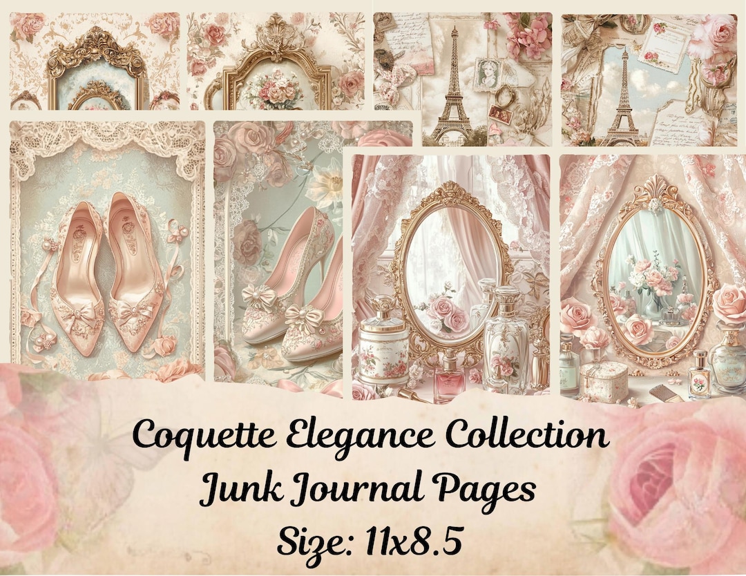 Coquette Elegance Printable Collection, Chic & Elegant Patterns ...
