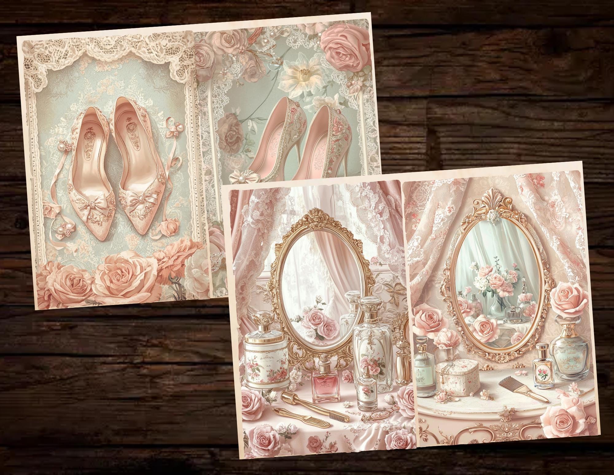 Coquette Elegance Printable Collection, Chic & Elegant Patterns ...