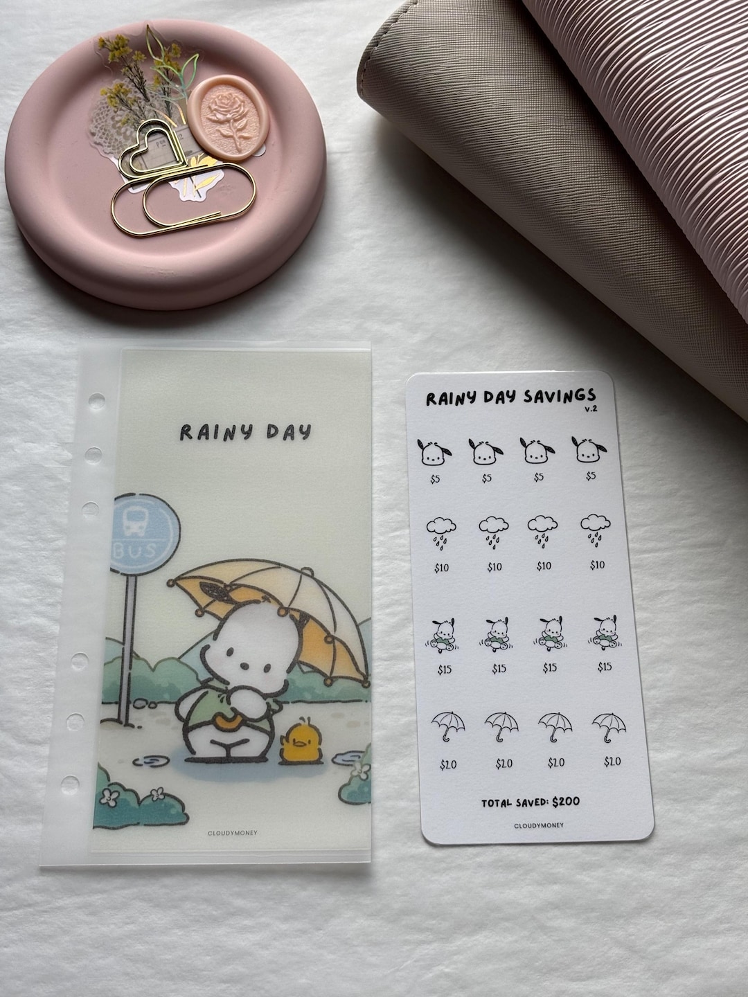 Rainy Day V.2 Savings Challenge Bundle - Etsy