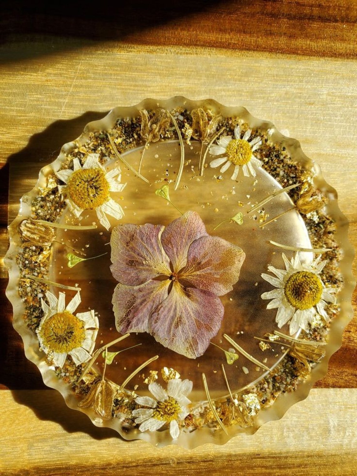 Handmade Resin Coasters From Real Dried Pressed Flowers, Colors ...