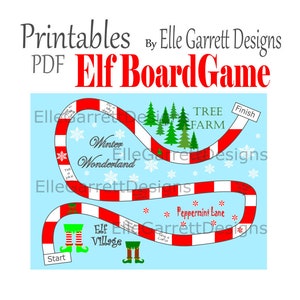 Elf Board Game Instant Download - Etsy