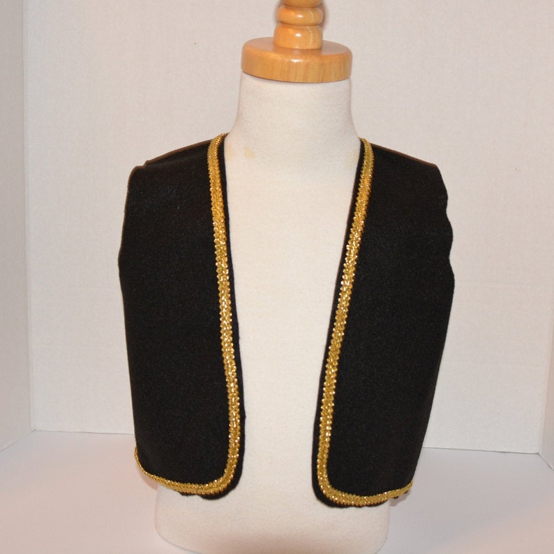 Child Puppet Boy Costume Hat Vest Shorts Collar - Etsy