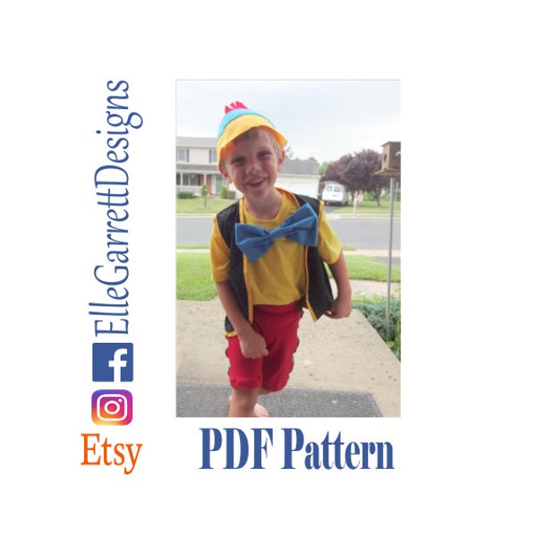 Pinocchio Hat Pattern - Etsy