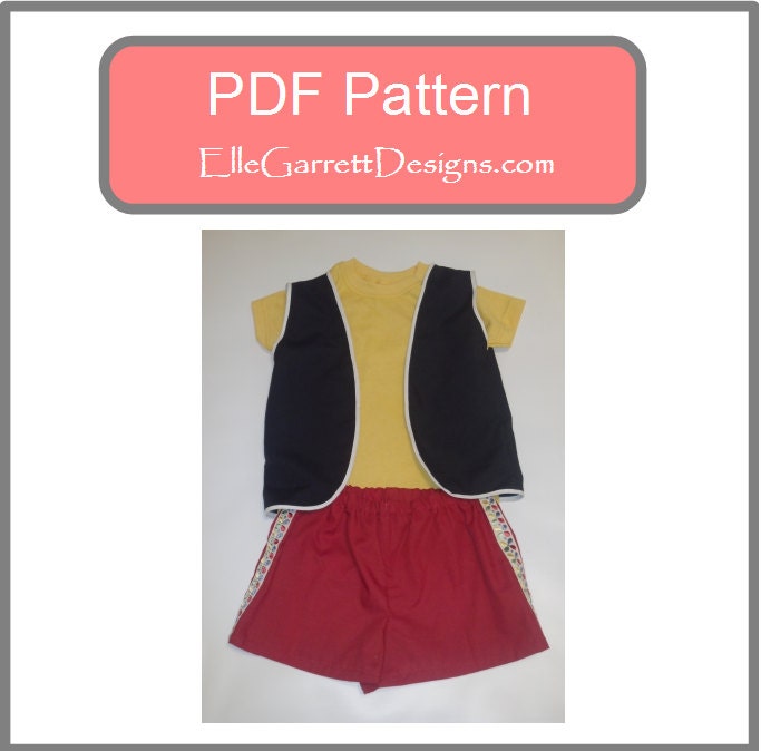 PDF Pattern Puppet Boy Costume Size 18 month kids 11 | Etsy