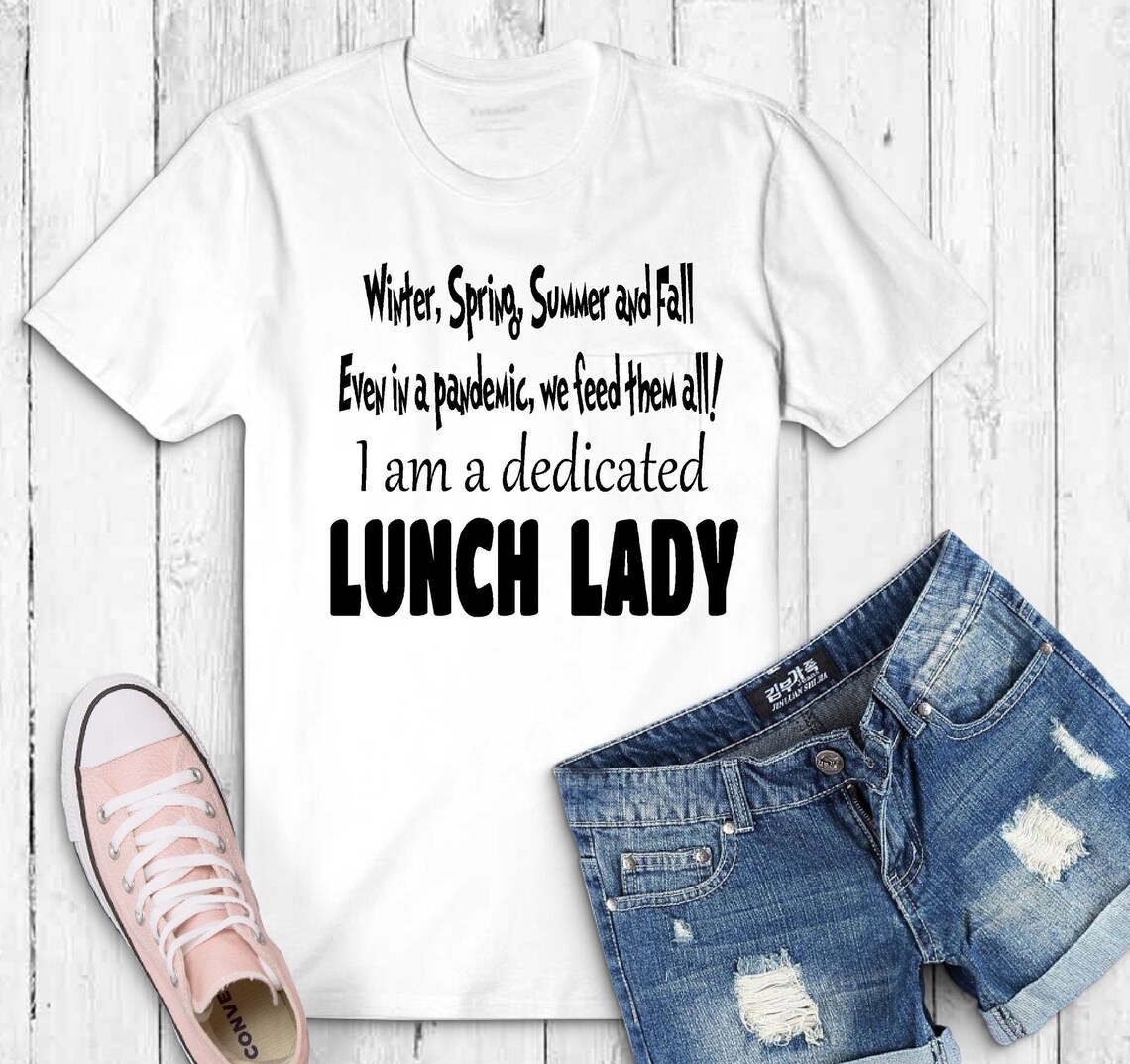 We Feed Them All Lunch Lady Svg Png File Instant Etsy