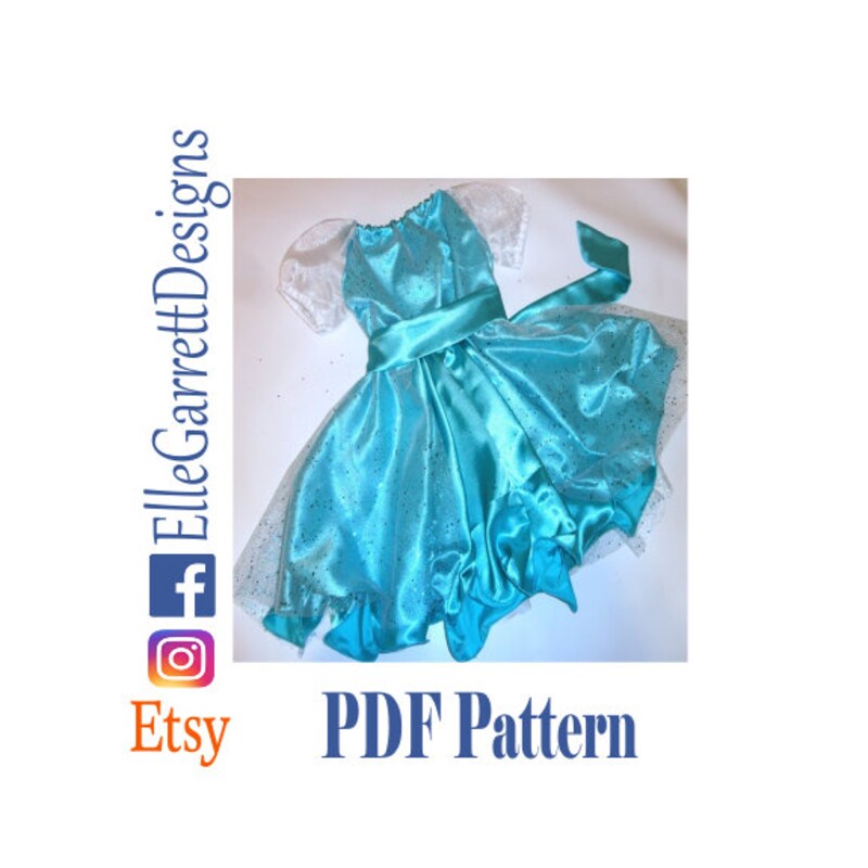 Elsa Dress Pattern - Etsy