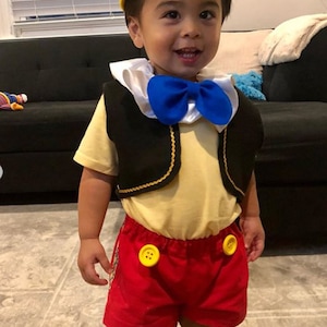 Child - Puppet Boy Costume - Hat, Vest, Shorts, Collar - Handmade - Etsy