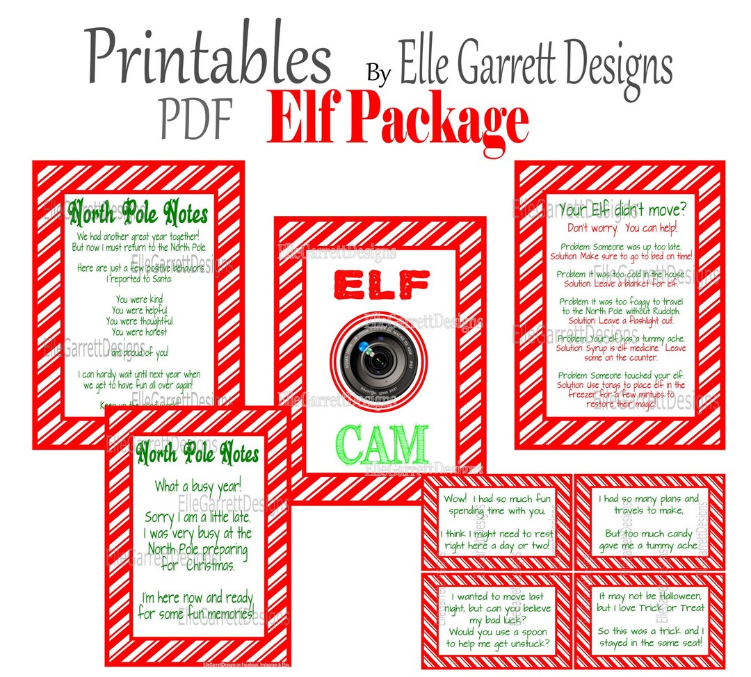 Elf Package - Instant Download - Etsy