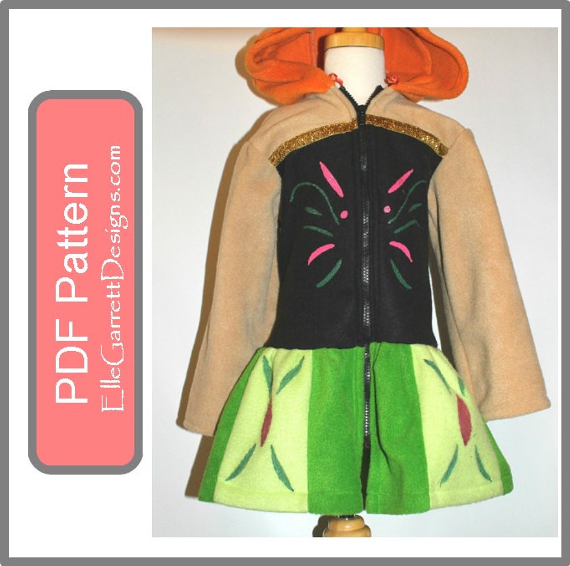 PDF Pattern Coronation Day Princess Jacket Sizes 2T Girls | Etsy