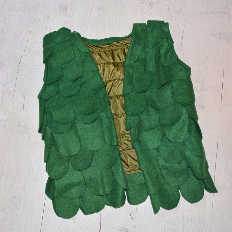Child - Leafy Vest Branch Costume - Vest, Shorts - Adaptive Clothing ...