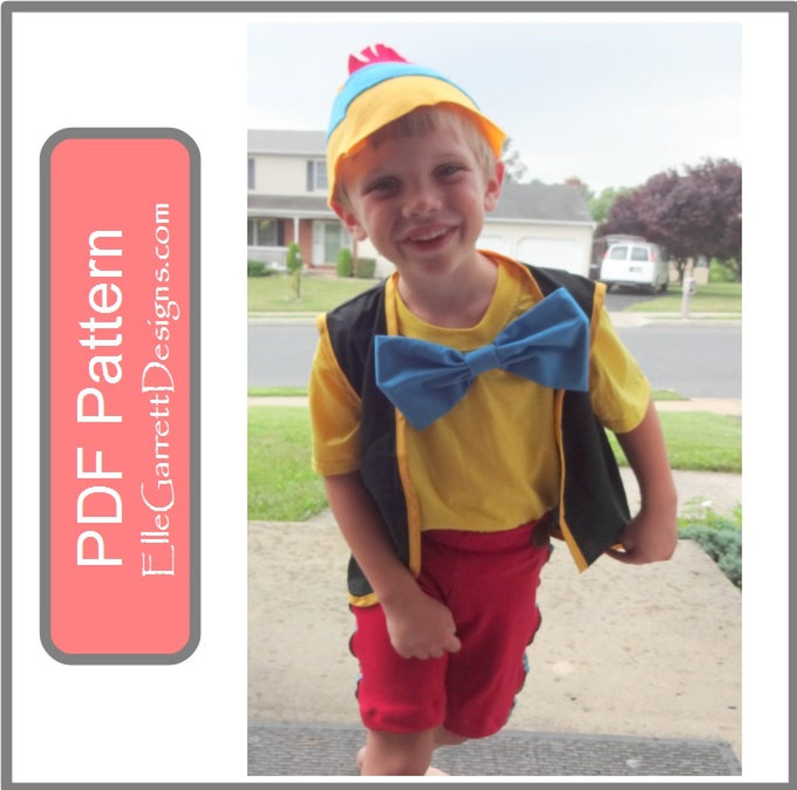 PDF Pattern Puppet Boy Costume Size 18 Month Kids 11 - Etsy
