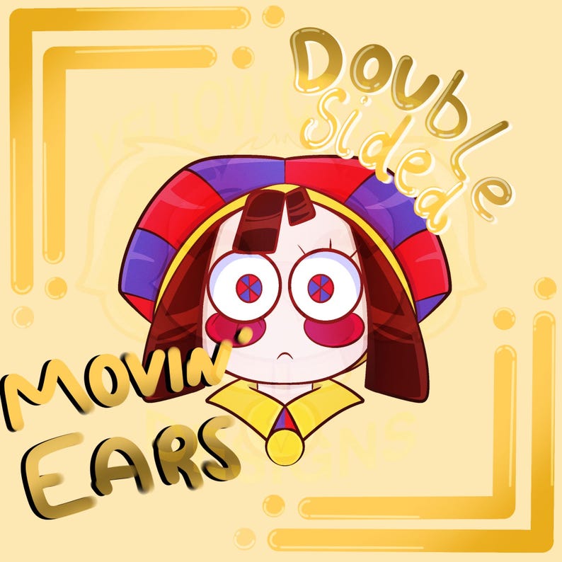 Pomni TADC Inspired Interactive Keychain! With Moving Jester Hat! - Etsy