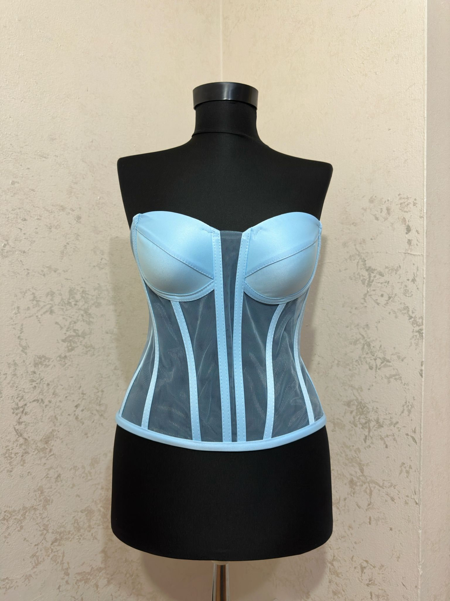 Transparent Corset | Strapless Corset | Bustier Corset Top | Satin ...