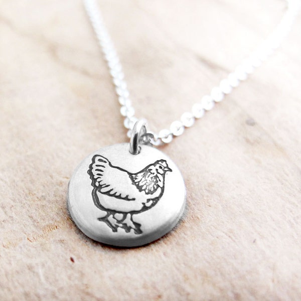Chicken Necklace - Etsy