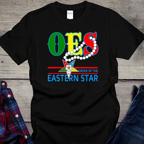 Oes-order of Eastern Star Drip Shirt - Etsy