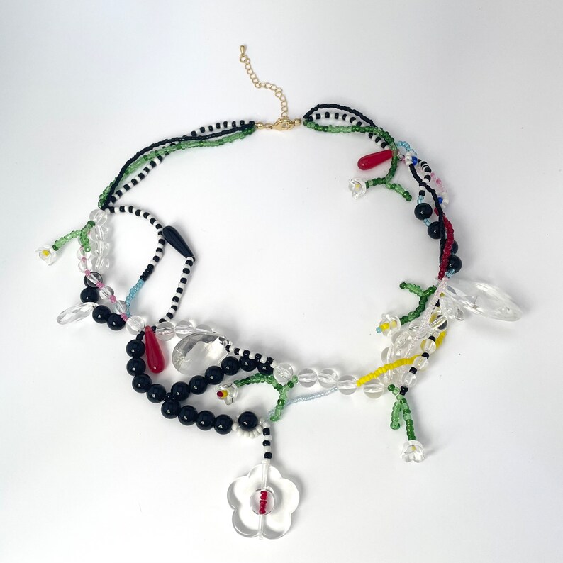 Perfect Mess Beaded Necklace No. 2 - Etsy