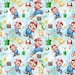Mario Video Game Pattern, Super Bros Seamless Pattern, Bros Cartoon ...