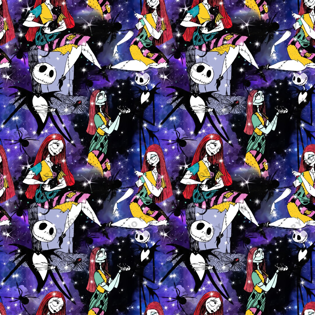 The Nightmare Before Christmas Seamless Pattern, the Nightmare Before ...
