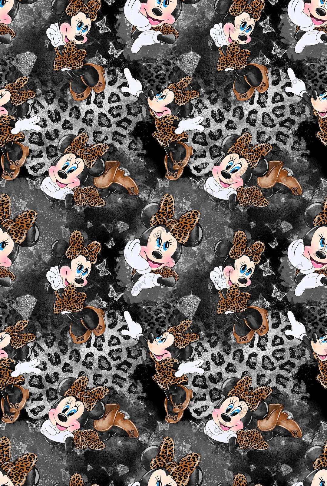 Minnie Seamless File, Cartoon Seamless Pattern, Cute Seamless Pattern ...