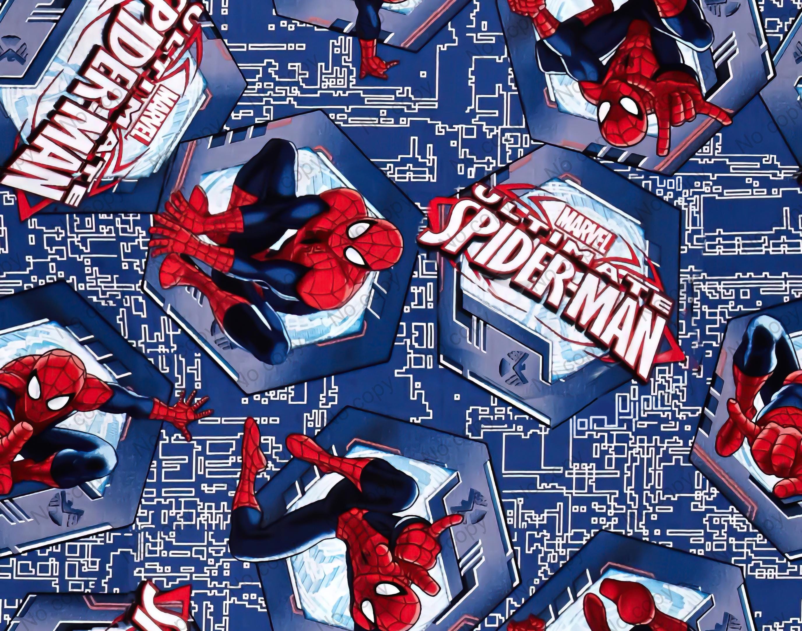 Super Hero Clipart, Super Hero Seamless Pattern, Cartoon Seamless ...