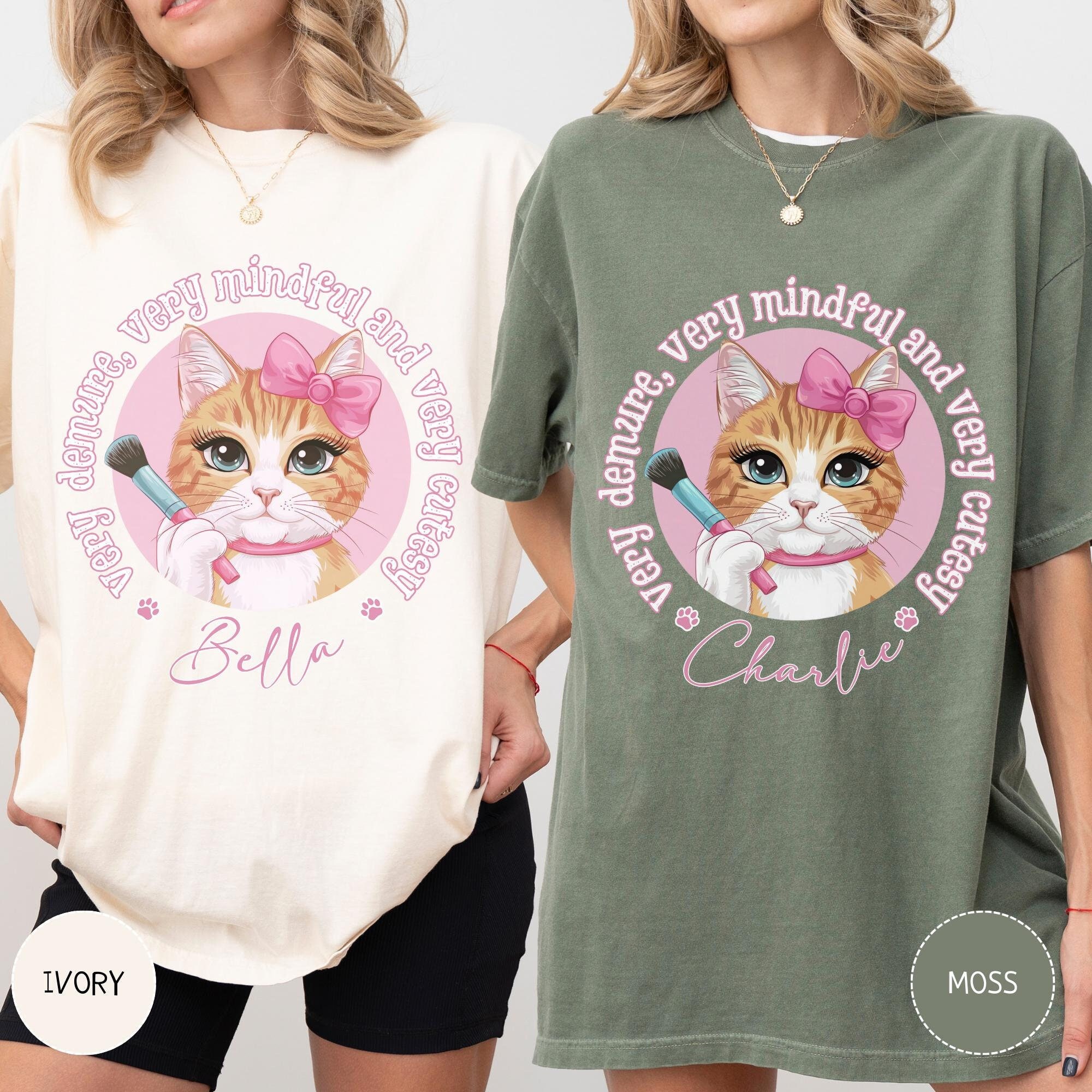 Custom Cat Bachelorette Party Shirts, Funny Cat Themed Bach Party ...