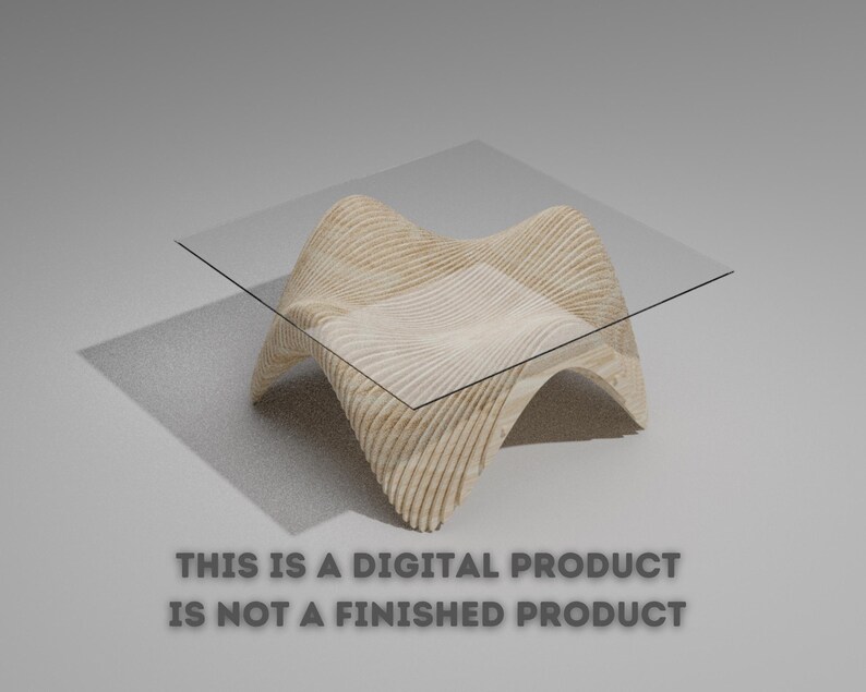 Parametric Design Coffee Table , Cnc and Laser Cut , ,wooden Furniture ...