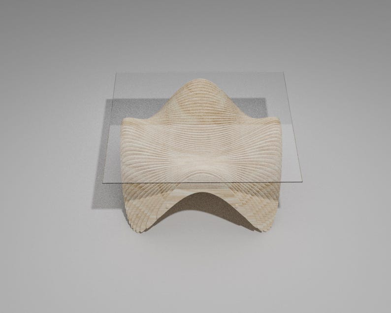 Parametric Design Coffee Table , Cnc and Laser Cut , ,wooden Furniture ...