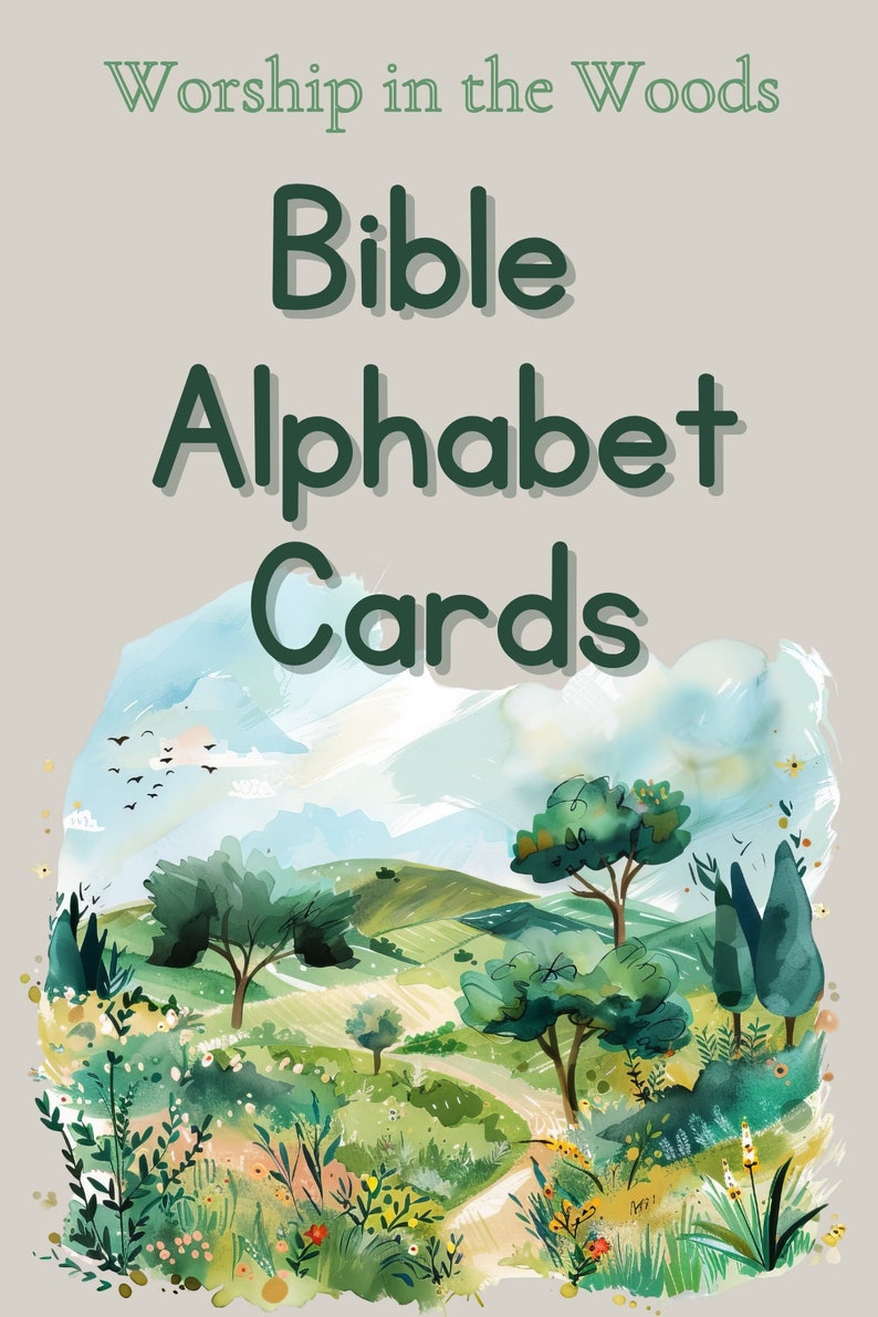 Bible Alphabet Cards - Etsy