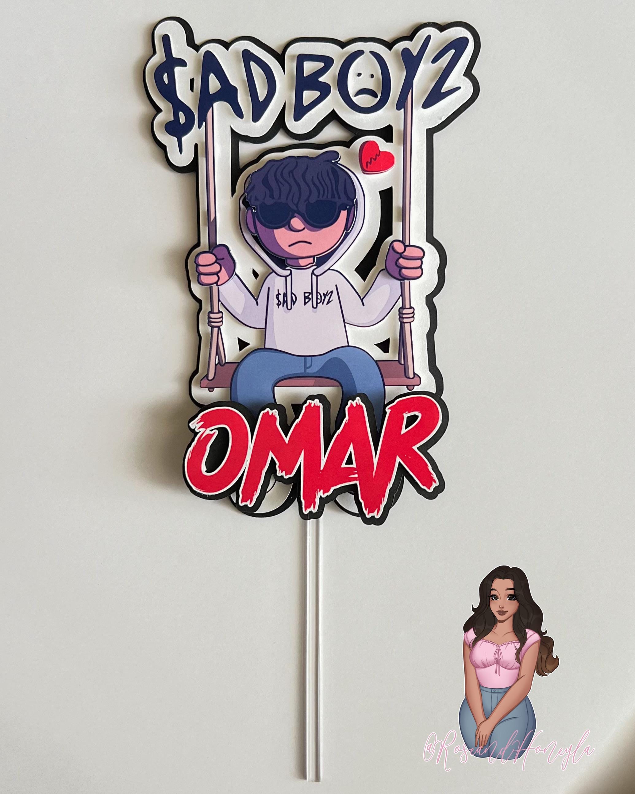 Junior H Sad Boyz 3-D Personalized Cake Topper - Etsy