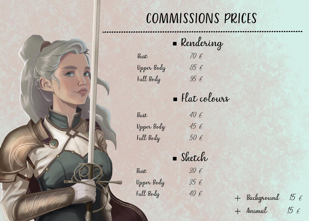 Character Fantasy / Dnd / Pathfinder / Custom Character Illustration - Etsy