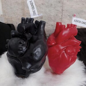 Human Heart Body Candle Luxury Heart-shaped Soy Wax Candle Handmade ...