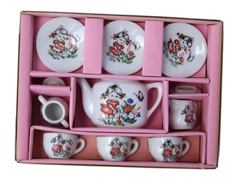 Vintage Miniature China Tea Set Made in Japan - Etsy
