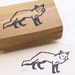 Fox Rubber Stamp Personalized for Address Stamp Ex Libris or | Etsy