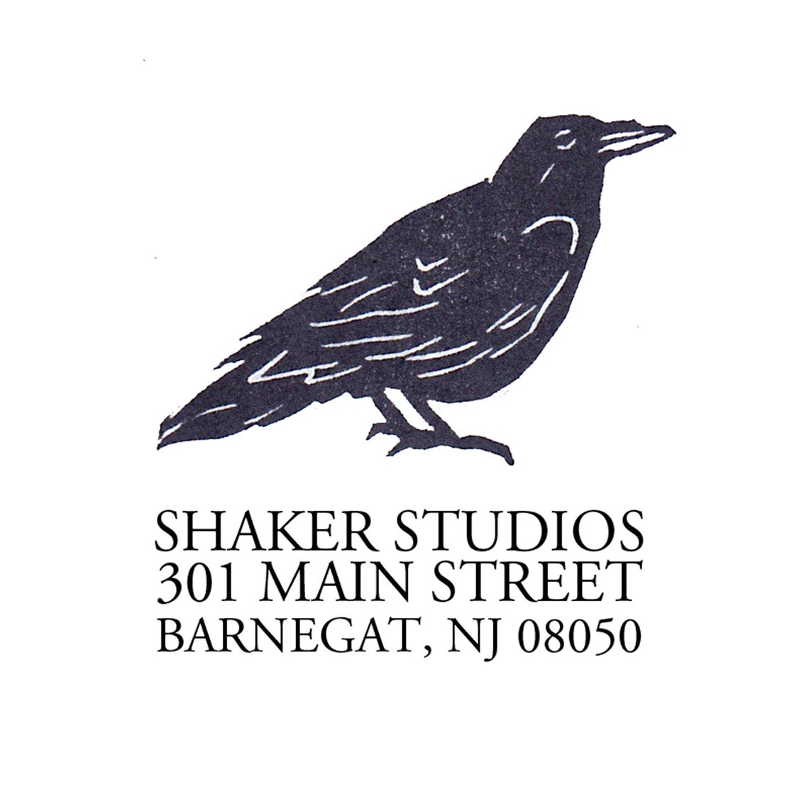 Raven Stamp / Personalized Stamp / Raven Gifts - Etsy