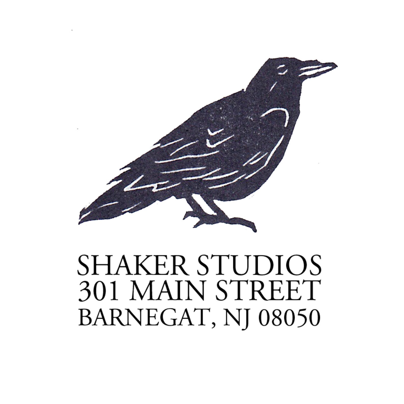 Raven Stamp / Personalized Stamp / Raven Gifts - Etsy