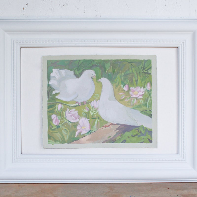 Dove Painting - Etsy