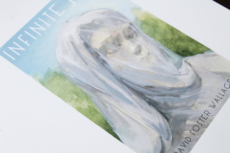 Infinite Jest Art Print / Literary Prints / Literary Gifts / David ...