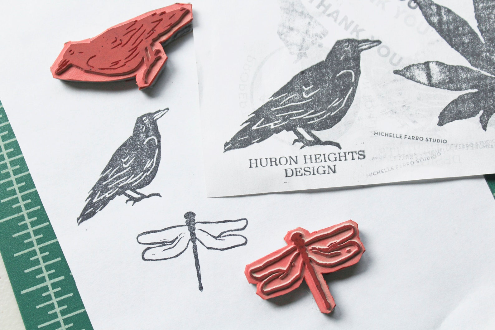 Raven Stamp / Personalized Stamp / Raven Gifts - Etsy