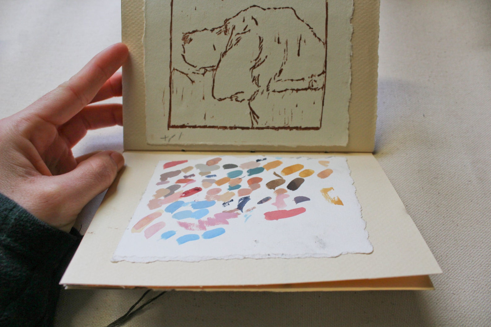 Handmade Artist's Book With Original Content/ Books and | Etsy