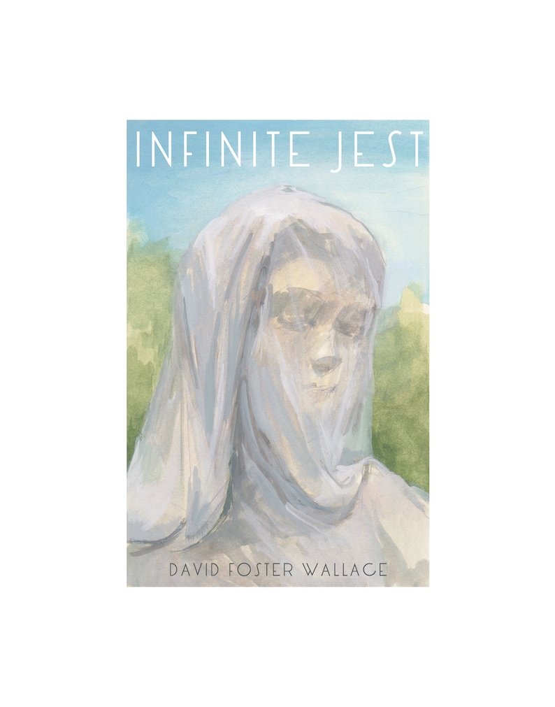Infinite Jest Art Print / Literary Prints / Literary Gifts / David ...