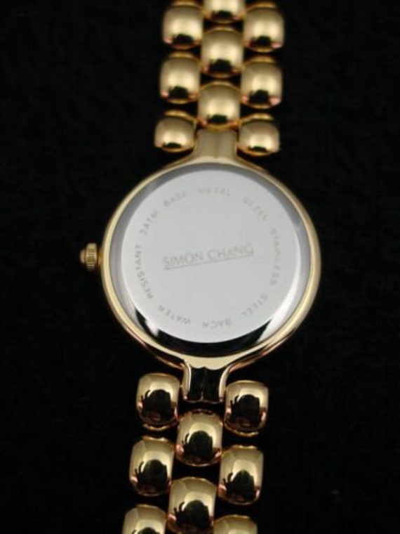 NEW: Wristwatch, Lady's, Simon Chang, Faux Diamond, G… - Gem