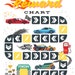 Racing Reward Chart, Sticker Chart, Toddler, Preschool, Behavior Chart ...